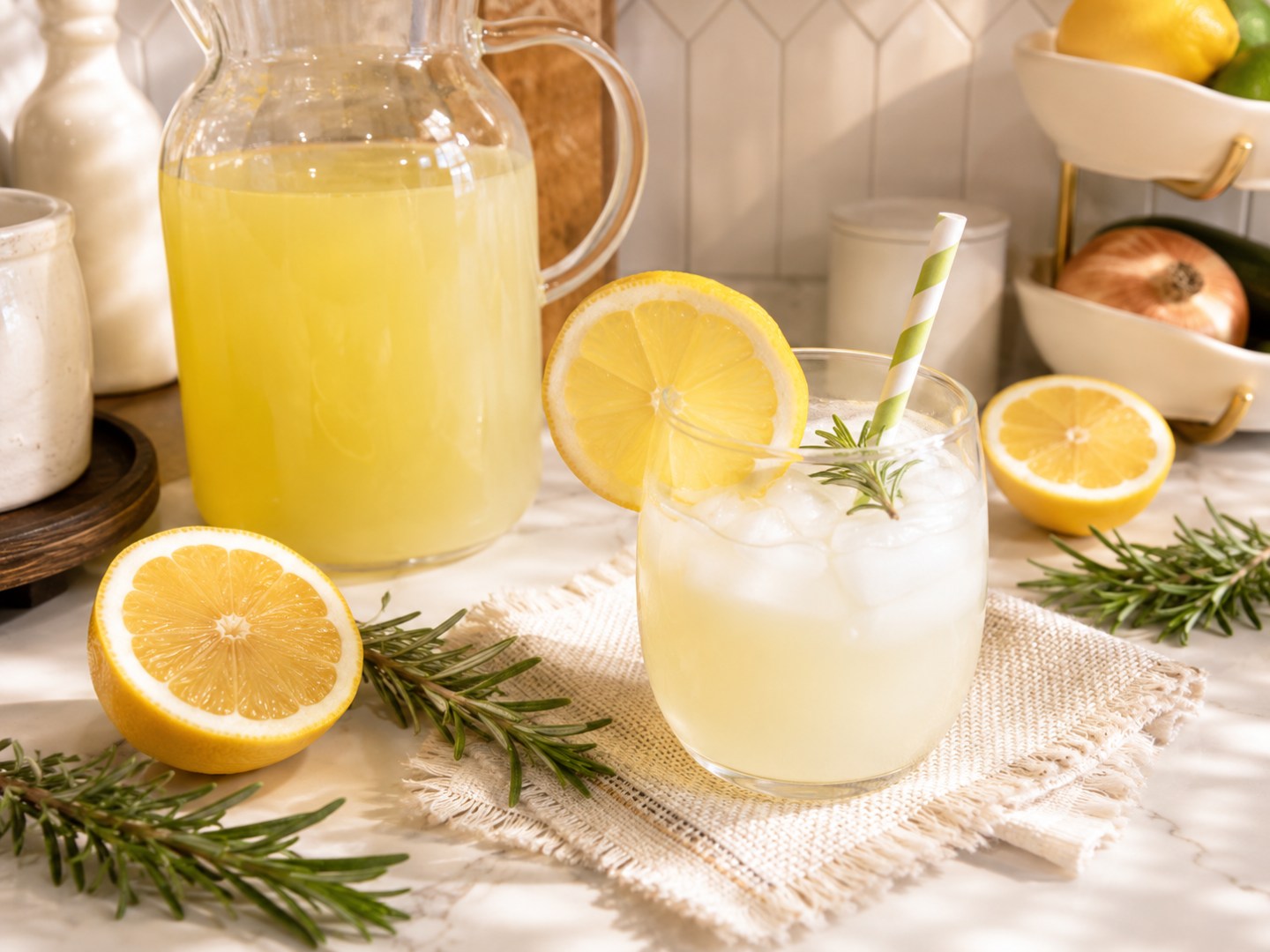 Rosemary Lemonade – The Baker Who Cooks